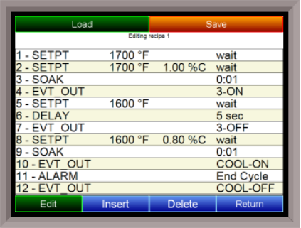 Appendix E – Sample Recipe