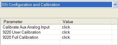 SSi Configuration and Calibration