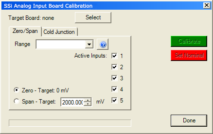 SSi Configuration and Calibration