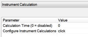Instrument Calculation