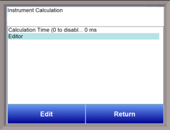 Instrument Calculation