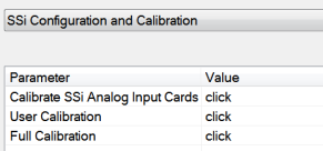 SSi Configuration and Calibration