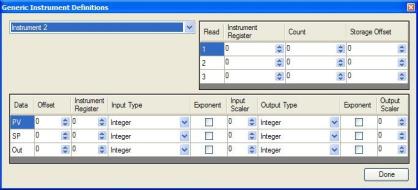 Configure Generic Instruments