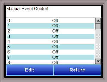 Manual Event Control