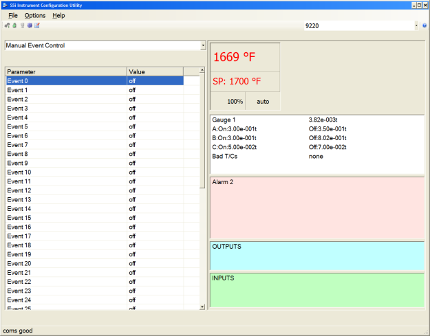 Manual Event Control