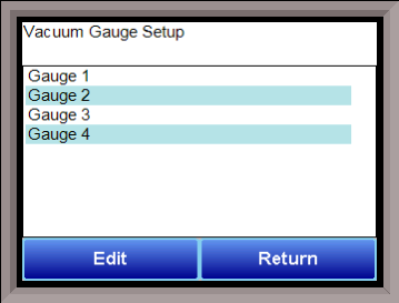 Vacuum Gauge Setup