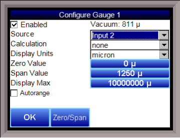 Vacuum Gauge Setup