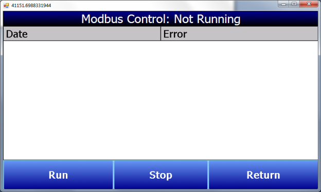 Modbus Control