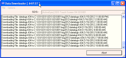 Downloading Data with SDS Reporter