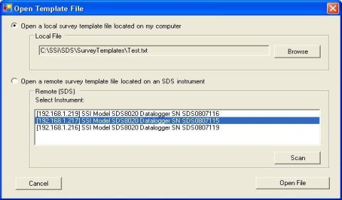 SDS Template Manager