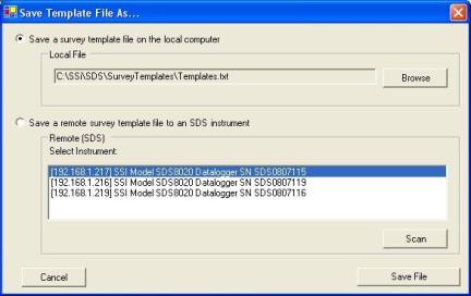 SDS Template Manager