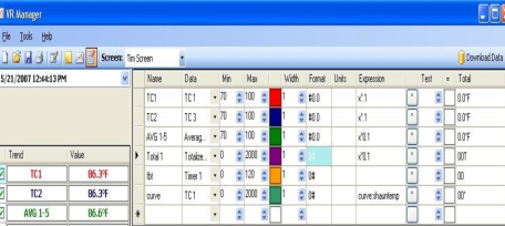 Editing a Chart in VR Manager