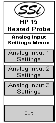 Analog Input Setup