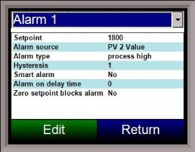 Alarm Setup