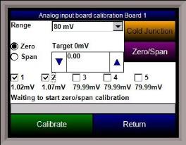 Input - Zero Calibration