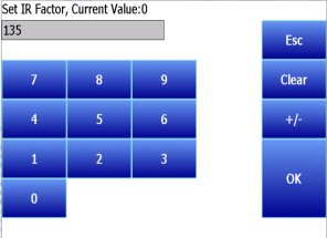 IRF Adjustment Matrix