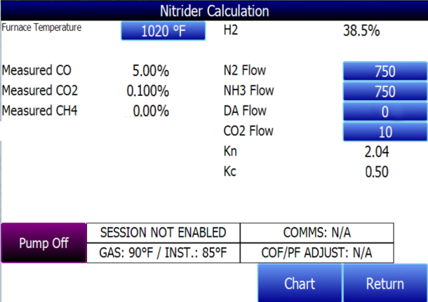 Nitrider Calculation (Available on Units Configured for Nitriding & FNC ...
