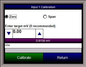 Input - Zero Calibration