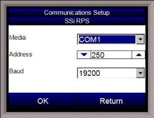 Communications Setup