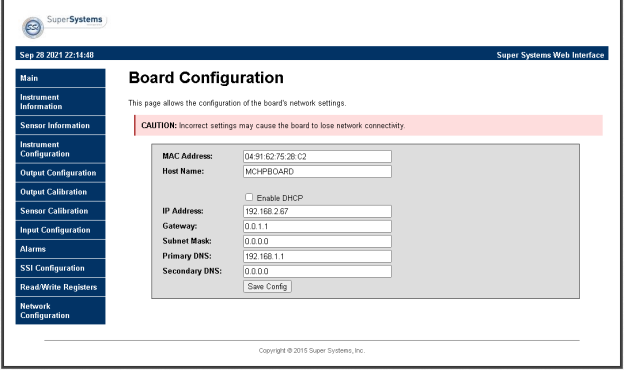 Network Configuration