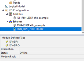 Connecting to EthernetIP in Studio 5000